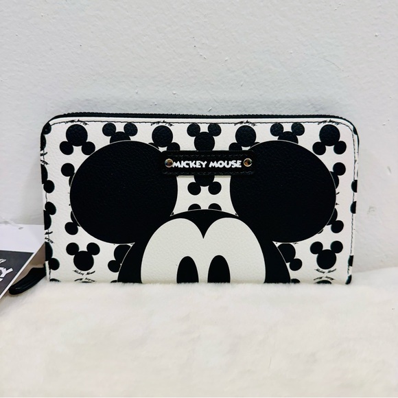 Disney | Bags | Mickey Mouse Wallet New With Tags Black And White ...